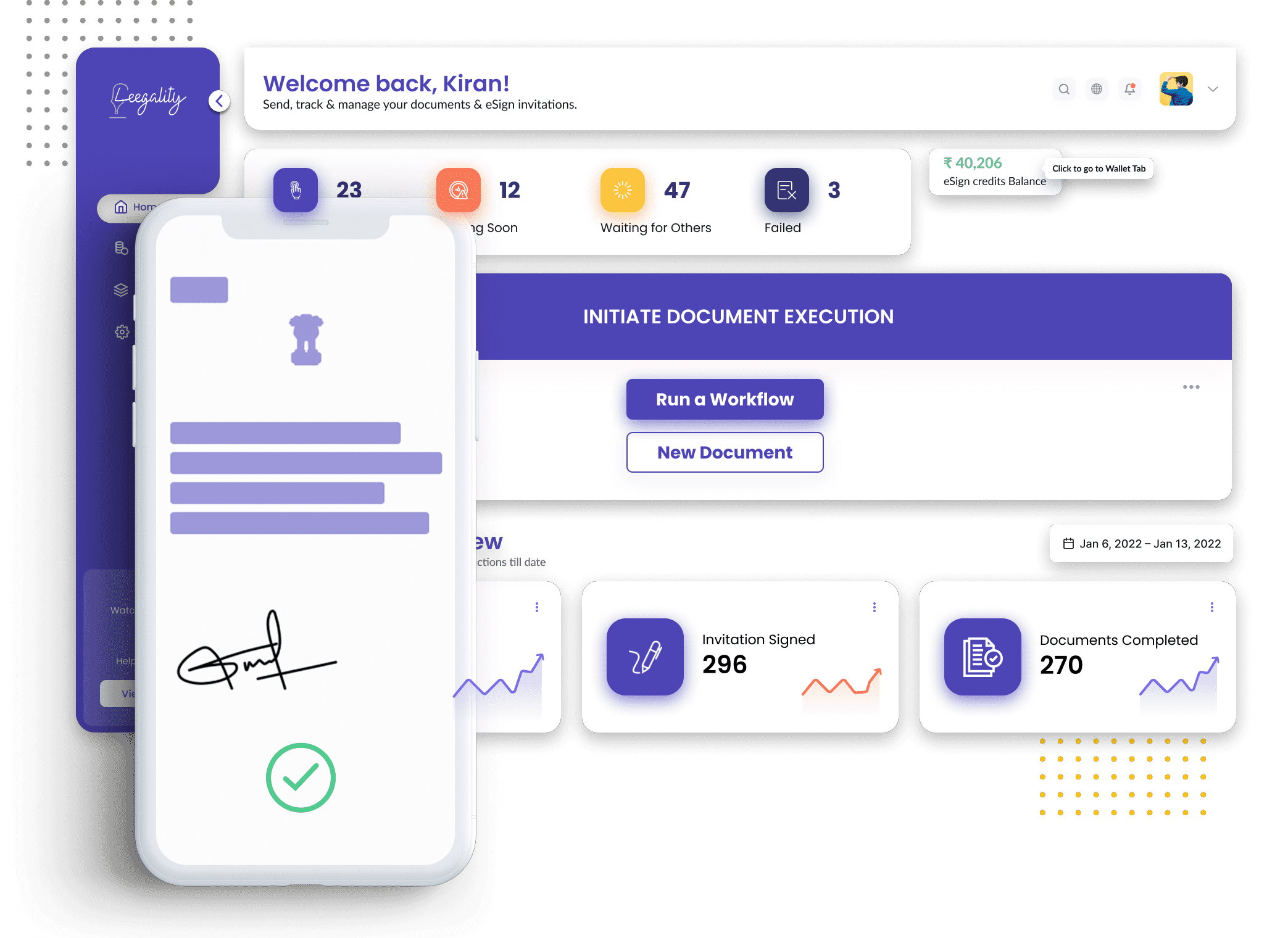 Leegality - eSign, eStamp & Document Infrastructure for Indian Businesses